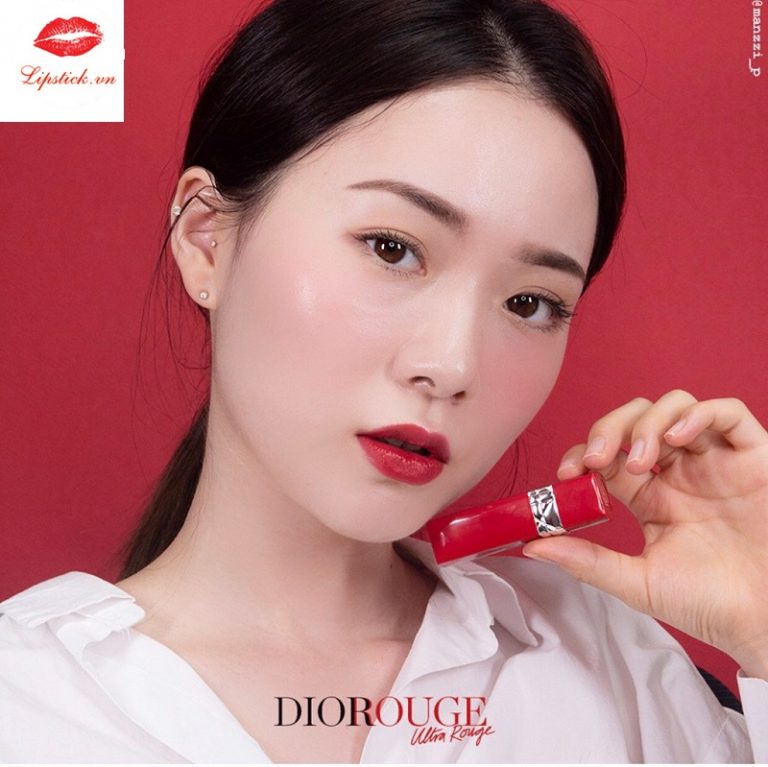 Son Dior Ultra Rouge 863 Đỏ Hồng - Son Dior Vỏ Đỏ Cuốn Hút