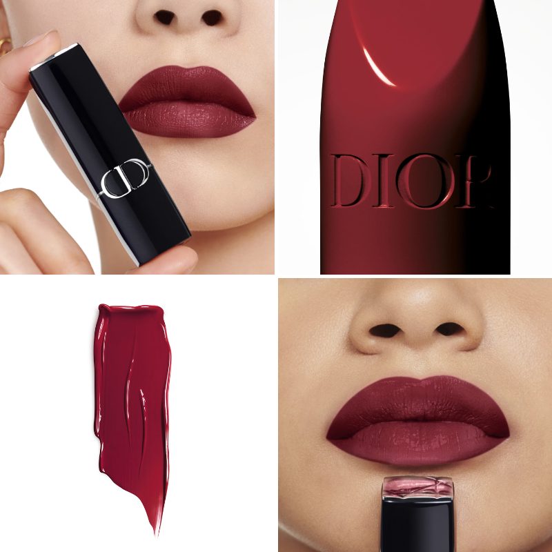 Review Son Dior 818 Be Loved Đỏ Rượu Rouge Dior Satin MỚI NHẤT
